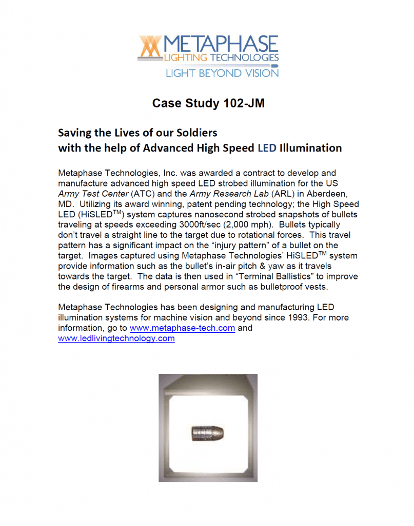 Knowledge Center - Metaphase Technologies