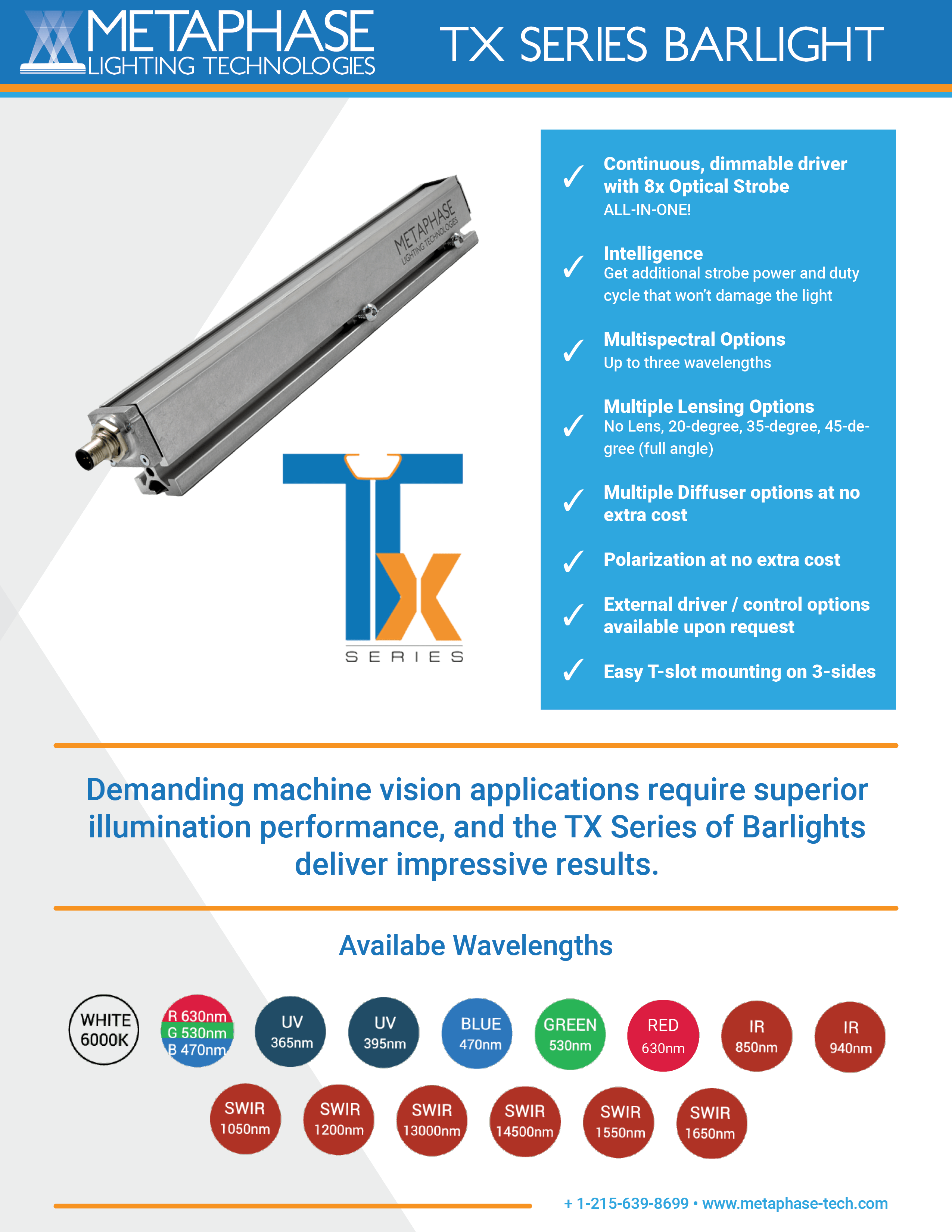 New TX Barlight is Available for Immediate Shipping! - Metaphase Technologies